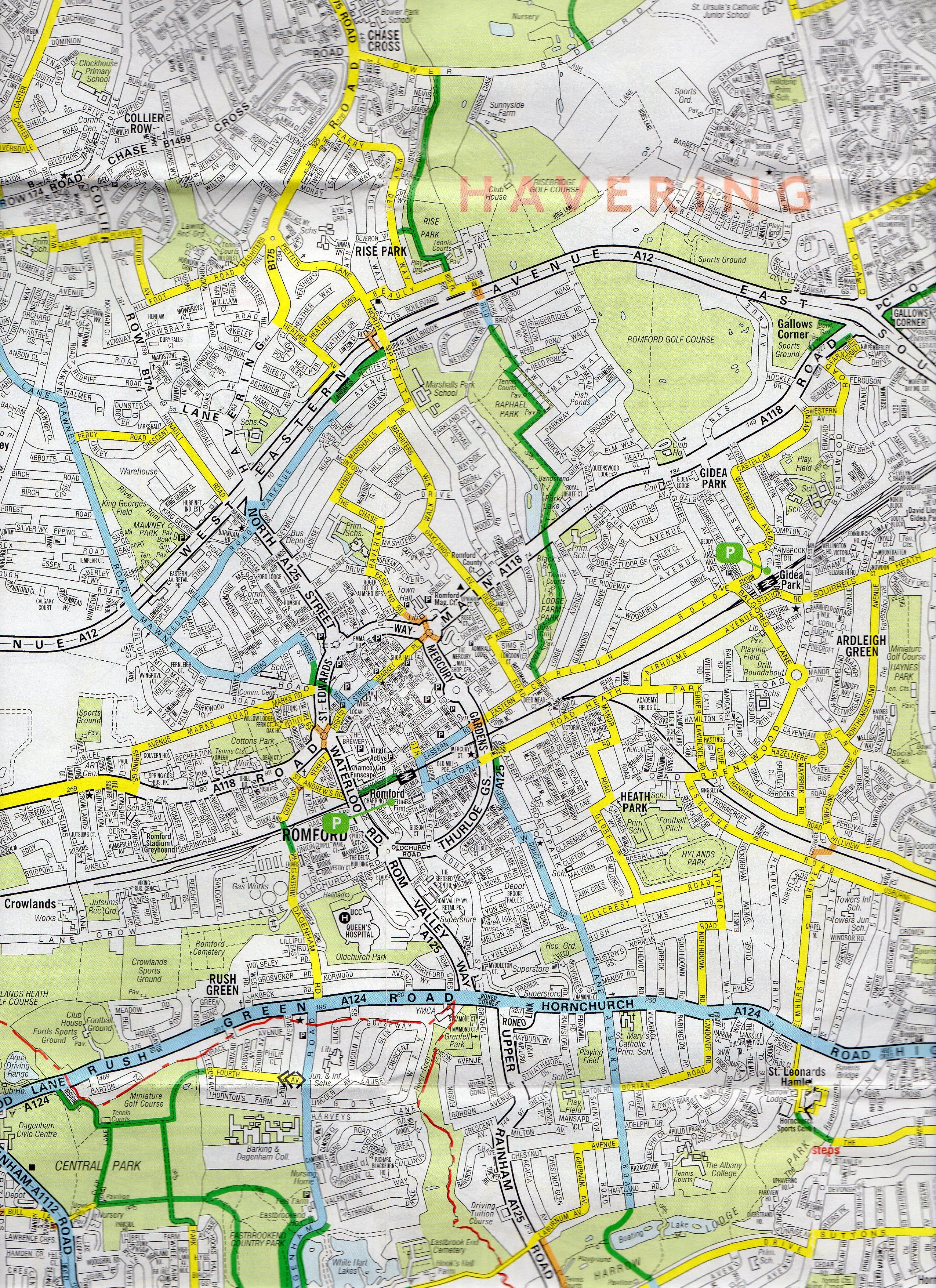 Romford TfL Map – Havering Cyclists