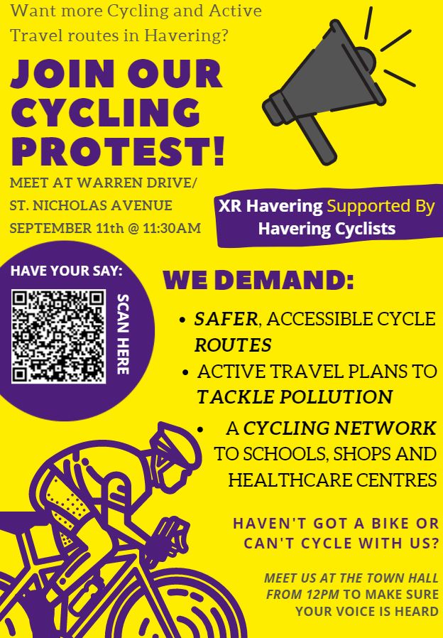 Join us on a cycling protest ride – Havering Cyclists